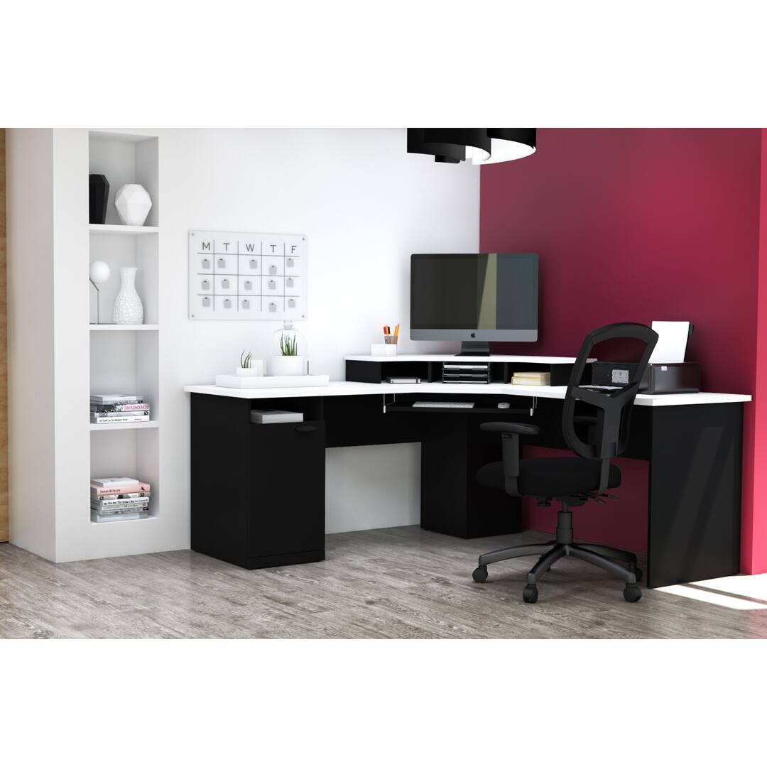 Bestar hampton corner computer desk store