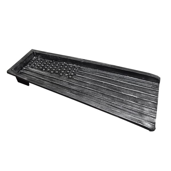 USA Patriotic Flag Cast Aluminum Downspout Gutter 24 in. Splash Block ...