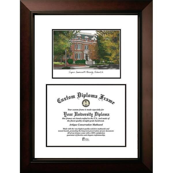 Virginia Commonwealth University 14w x 11h Legacy Scholar Diploma Frame ...