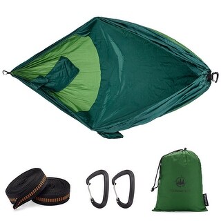 Camping Hammock with Straps Double Tree Hammock Dual Layer for Sleeping ...