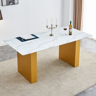 Large modern rectangular table, suitable for kitchen, dining room - Bed ...