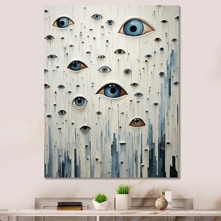 Designart "Minimalist Monster Creatures" Monsters Wall Art - Bed Bath ...