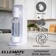 Ellemate Classic Carbonated Drink Maker, Seltzer Water with One-Push Fizz Technology White - Bed ...
