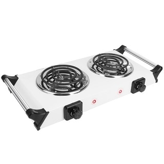 2000W Portable Electric Dual Burner with 5 Temperature Adjustments ...