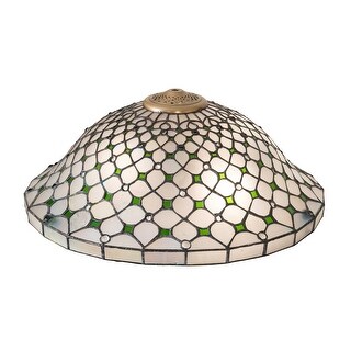 18" Wide Diamond & Jewel Recurve Shade - N/A - Bed Bath & Beyond - 37399187