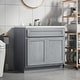 Vanity Art 39 Inch Single Sink Bathroom Vanity Cabinet - Bed Bath ...
