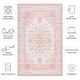 SAFAVIEH Tucson Gessica Machine Washable Slip Resistant Shabby Chic Rug ...