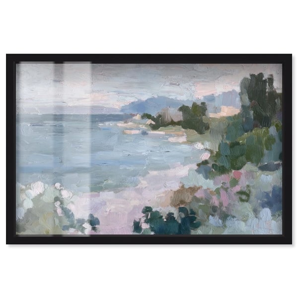 Coastal Haze II Blue Wall Decor Shadowbox Print by Art Remedy - Bed ...
