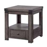 Kelso Ash Grey End Table with Square Leg - Bed Bath & Beyond - 39408605