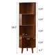 Corner Shelf, Multi-layer Corner Bookshelf, Bookcase, Display Rack ...