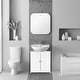 Storage Furniture Bathroom Sink Cabinet White - Bed Bath & Beyond ...