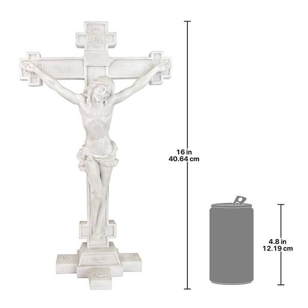 Design Toscano Crucifix: Body of Christ Bonded Marble Resin Statue ...