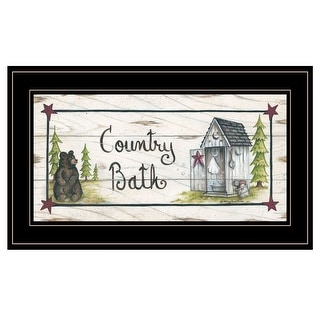 Country Bath 2 Black Framed Print Wall Art - Bed Bath & Beyond - 39736971