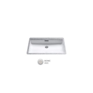 TOTO LT191G 20-1/2" Undermount Bathroom Sink with Overflow and - Bed ...