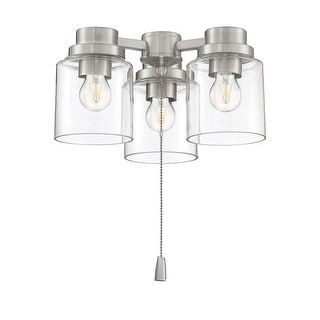 Craftmade 3 Light LED Light Kit with Clear Glass Shades - Bed Bath ...