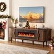 70″ Fluted Fireplace TV Stand for 80″ TVs, Remote & Touch Control ...