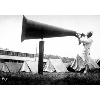 Huge Megaphone Used To Wake Up Sleeping Recruits US Naval Training Camp ...