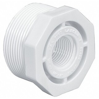 Lasco 439-168 1.25 x 1 in. PVC Threaded Reducer Bushing, MPT x FPT ...