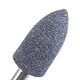 5pcs Abrasive Mounted Stone 1/4" Shank 0.63" Dia Conical Corundum ...