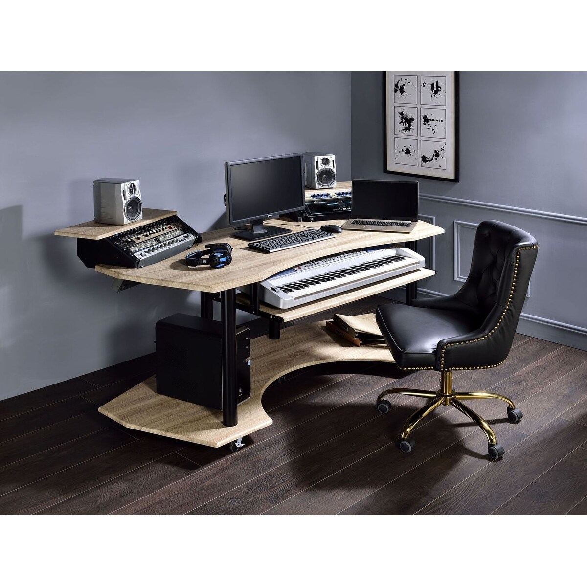 Studio desk on wheels store