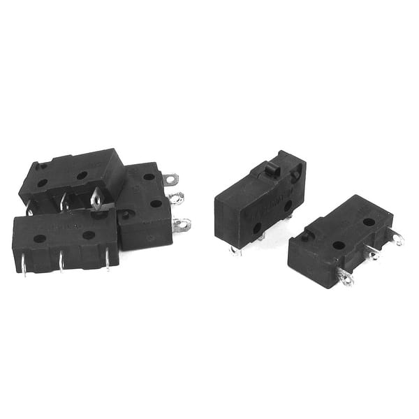 5pcs AC 250V 5A Momentary SPDT 1NO 1NC 3 Terminal Push Button Micro ...