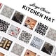 Paco Printed Kitchen Floor Mats - Tile Design - Bed Bath & Beyond ...