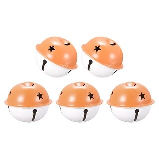 Jingle Bells, 40mm 5pcs Craft Bells with Star Cutouts for DIY, White ...