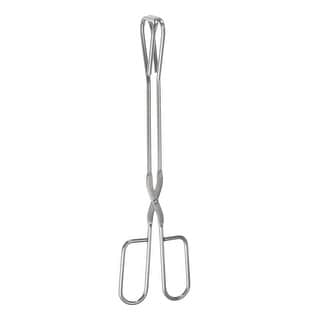 Stainless Steel Scissor Tongs 12" Barbecue Grilling Tongs with Handle ...
