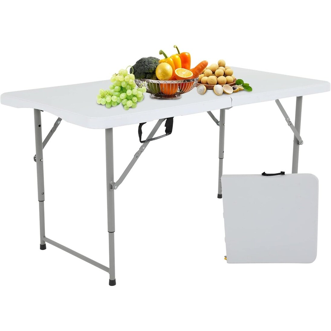 Heavy Duty Working Indoor Outdoor Plastic Folding Utility Party Dining Table