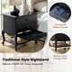 Norma Traditional Nightstand with built-in outlet by HULALA HOME - Bed Bath & Beyond - 42146054