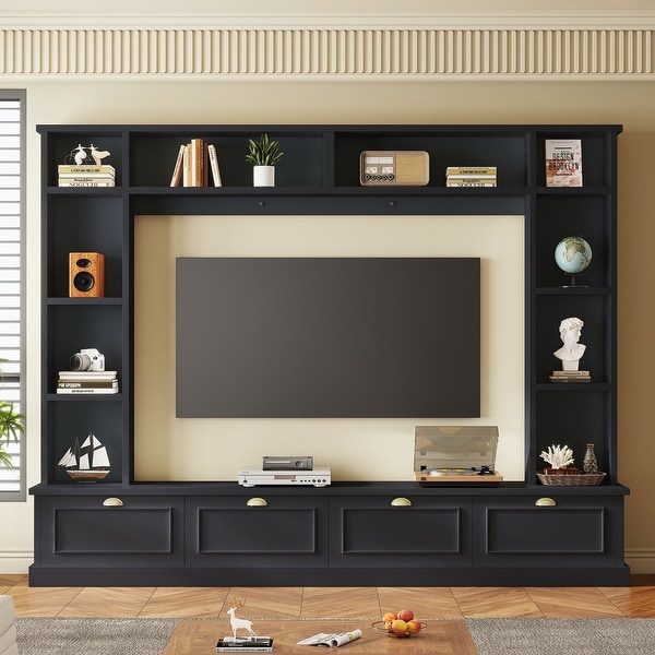 Large entertainment wall units store