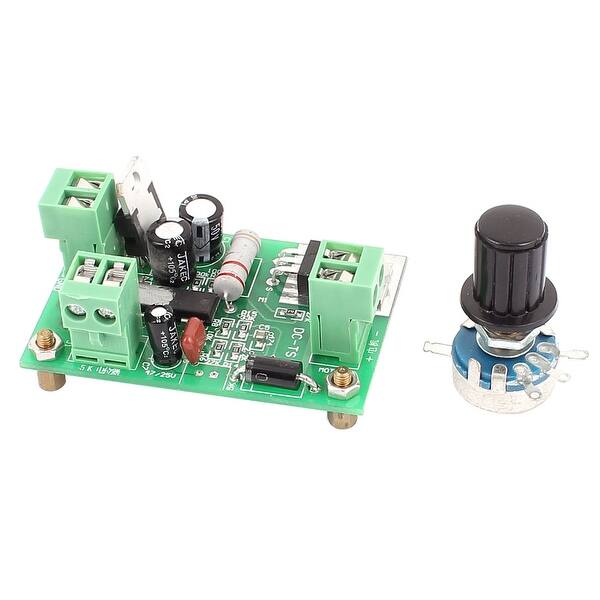 DC 0-40V 3A B4.7K Potentiometer Knob PWM Motor Speed Controller ...