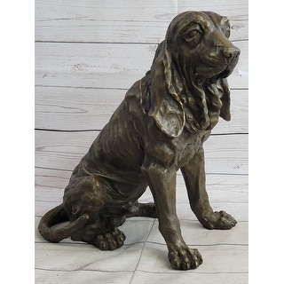Bloodhound Bet Hound Wrinkly Dog Figure Statue Sculpture 14 Inches X 18 ...