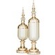 CosmoLiving by Cosmopolitan Gold Metal Living Room Decorative Jars with ...