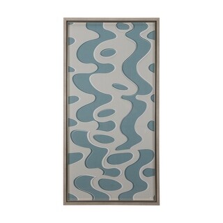 Oliver Blue Framed Art Print - Bed Bath & Beyond - 39198957