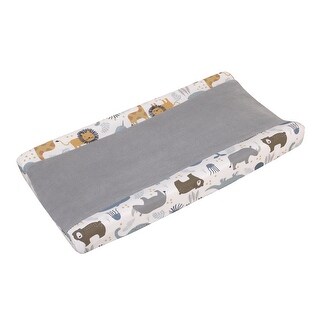 NoJo Zoo Animals Super Soft Changing Pad Cover - Bed Bath & Beyond ...