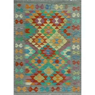 Sangat Flatweave Karson Grey/Rust Rug - 4'1" x 5'7" - Bed Bath & Beyond ...