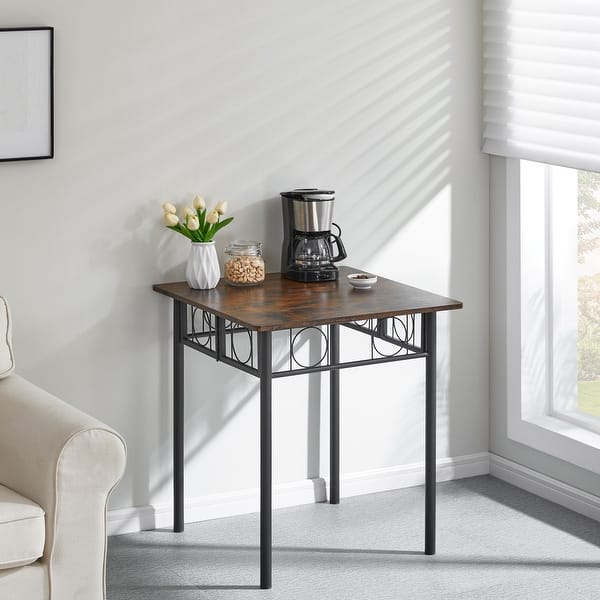 retro square dining table