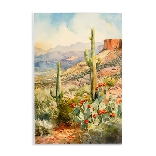 Stupell Standing Tall Cacti Nature Wall Plaque Art Design By LSR Design ...