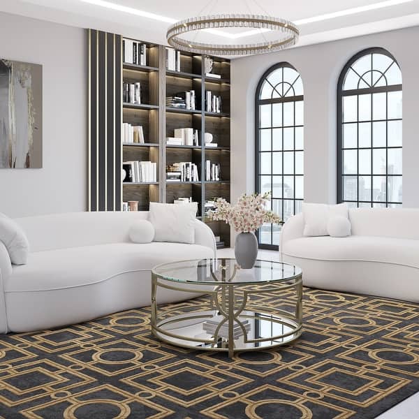 Edward Round Coffee Table Brass. - Bed Bath & Beyond - 36610613