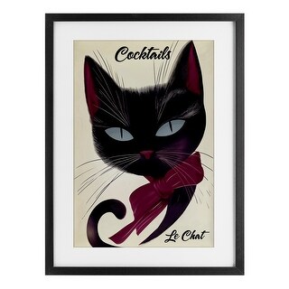 Cocktails Le Chat Poster Annabelle Hall - Bed Bath & Beyond - 43238468