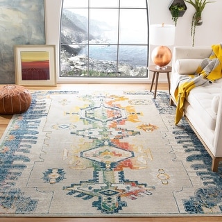 SAFAVIEH Crystal Macel Boho Distressed Rug - 9' x 12' - Bed Bath ...