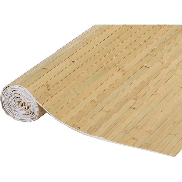 Natural Decorative Bamboo Wall Panel Natural Raw 4 ft H x 8 ft L - On ...