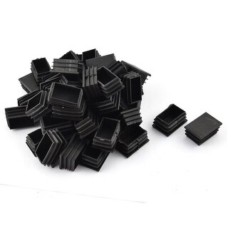 Unique Bargains Plastic Rectangular Shaped Furniture Table Leg Feet ...