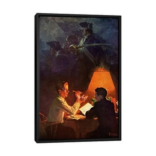 iCanvas "Ethan Allen and His Green Mountain Boys" by Norman Rockwell ...