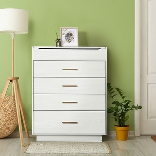 5 Tier Drawer Chest with 4 Drawer,Jewlery Storage, Mirror - Bed Bath ...