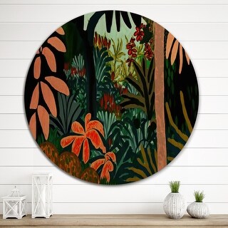 Designart "Bounties And Blooming Wilderness Blessings I" Coastal Wood ...