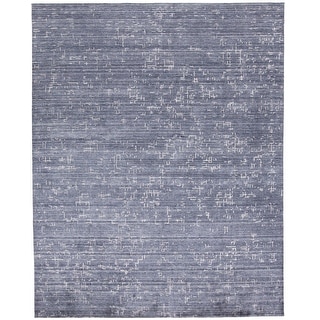 Miska Modern Abstract Minimalist Rug, Navy Blue, Accent Rug - Bed Bath ...