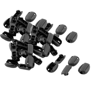 Plastic Single Hole Clothes Sliding Cord Rope Lock Stopper Buckle ...