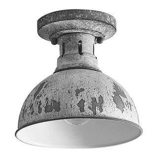 Rust ceiling lighting fixture vintage farmhouse close to ceiling light ...